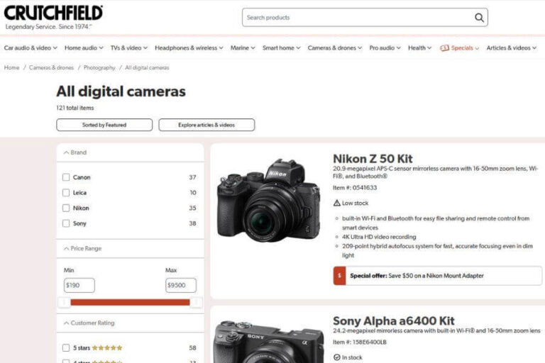 10 Best USA Websites to Buy Digital Cameras Online (2025) | MyMallBox